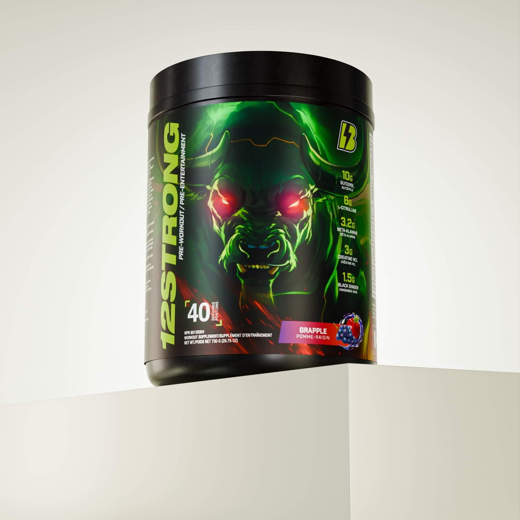 12 STRONG Pre-Workout – Apple Grape